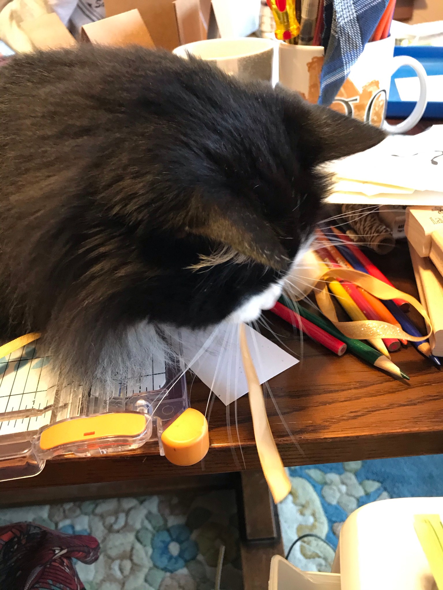 Rubber Stamping Requires Assistants | Love, Laughter, and Life